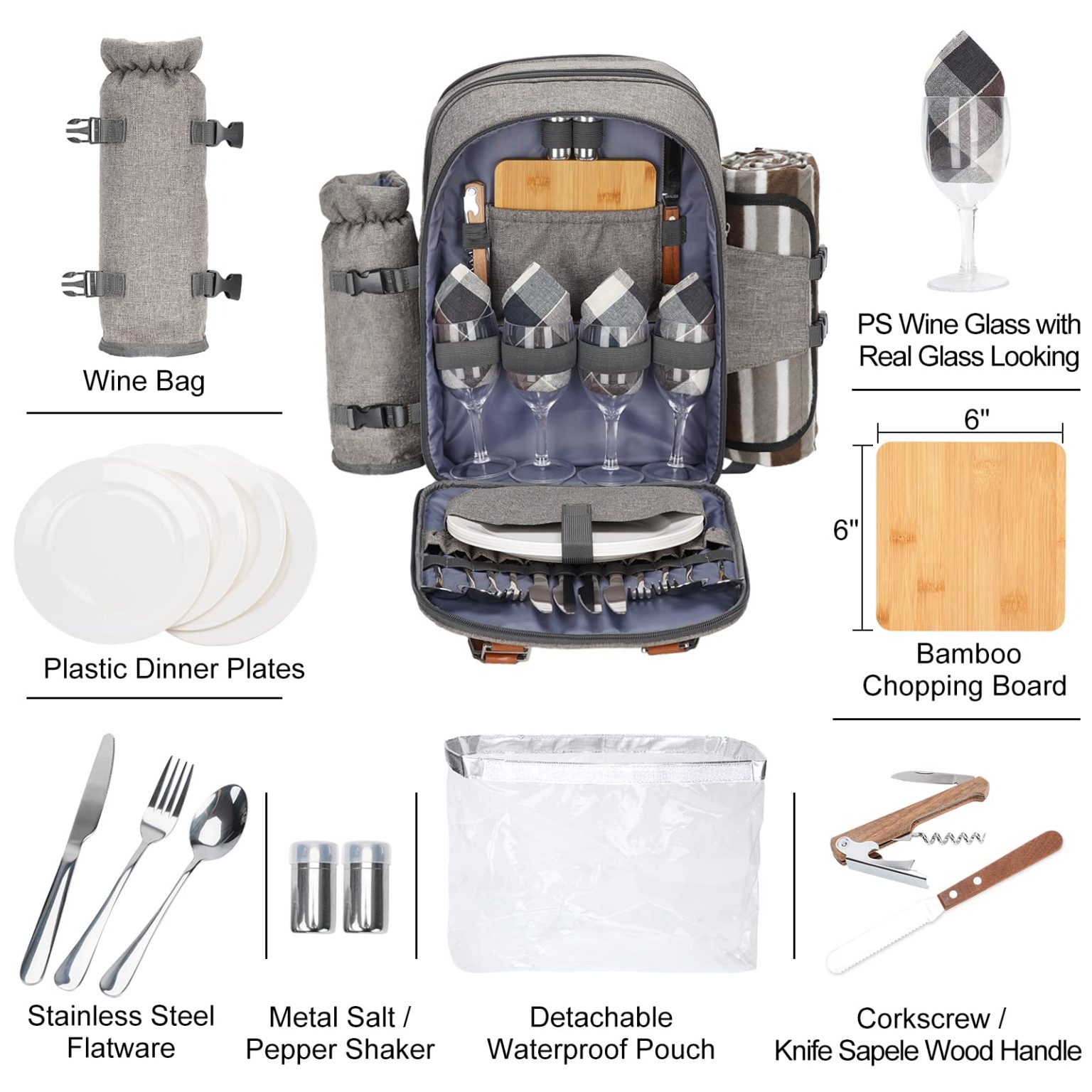 Picnic Backpack For 2 - Picnic Backpack | Picnic Bag Factory | JUNYUAN