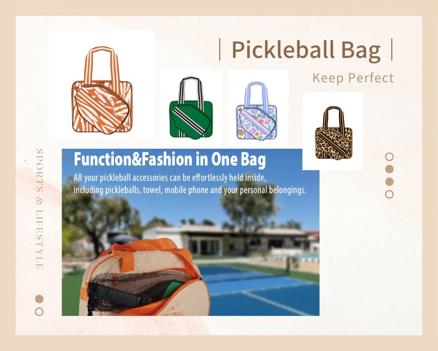 Custom Pickleball Bag - The Ideal Choice for Active Players - Custom ...